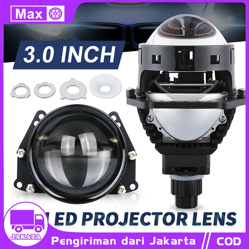 Jual BILED WST 2.5/3 INCH Fiber Karbon DC 12V/HighBeam 55W , LowBeam ...