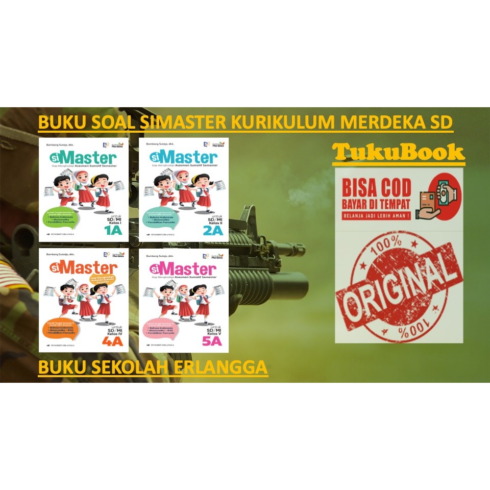 Jual BUKU SOAL SIMASTER SD/MI KURIKULUM MERDEKA | Penerbit Erlangga ...