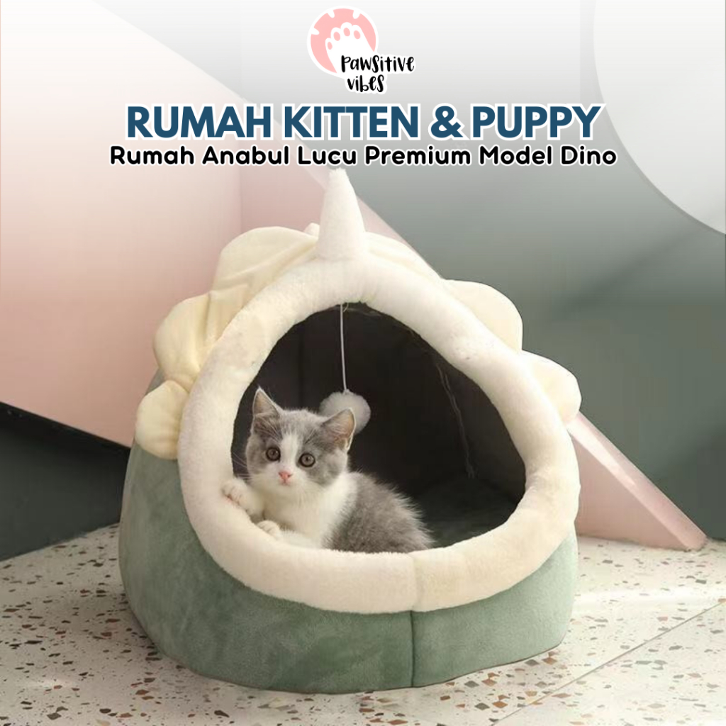 Jual Rumah Anjing Kucing Kecil Model Dinosaurus, Kelinci Lucu - Pet Bed ...