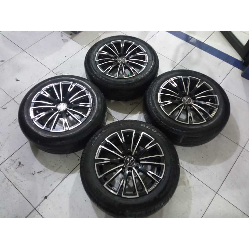 Jual VELG MOBIL MURAH JF LUXURY RING 15X6,5 PCD 4X100 4X114 PAKET BAN ...