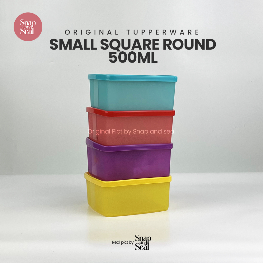 Jual SMALL SQUARE ROUND 500ML | Shopee Indonesia