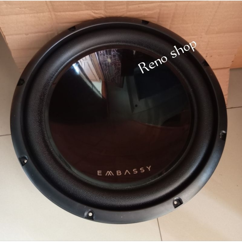 Jual subwoofer emabasy badak es 309D 1400watt double magnet | Shopee ...