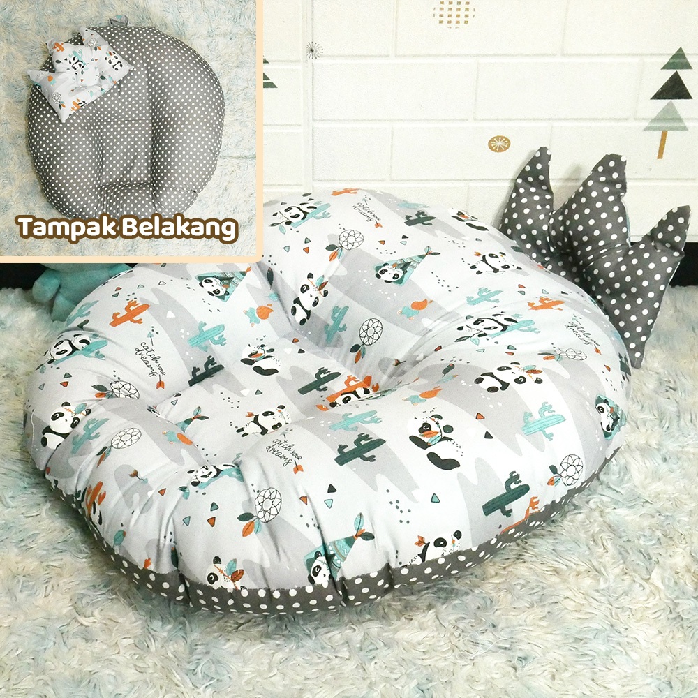 Jual Sofa Bayi 2in1 New Born Multifungsi / Baby Lounger / Free Bantal ...