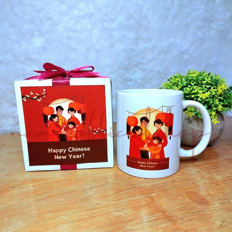 Jual Mug Custom Chinese New Year | Souvenir Imlek | Shopee Indonesia