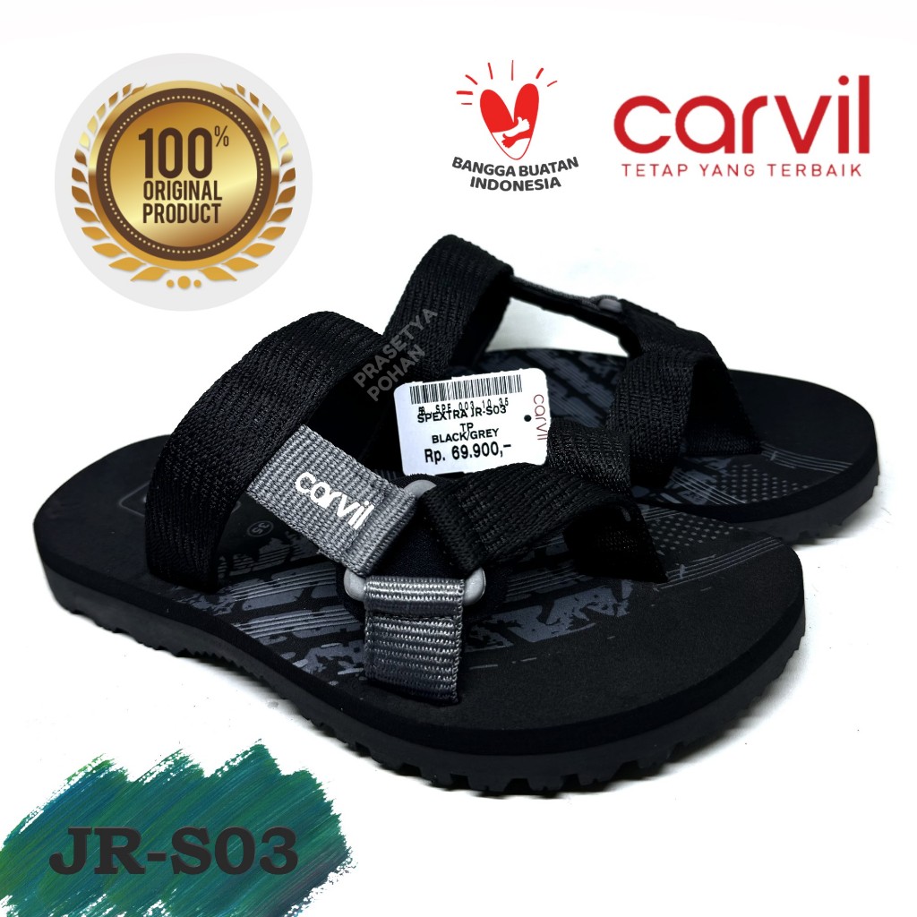 Jual Sandal Anak Carvil Original - Sendal Anak Carvil Ichigo Red ...