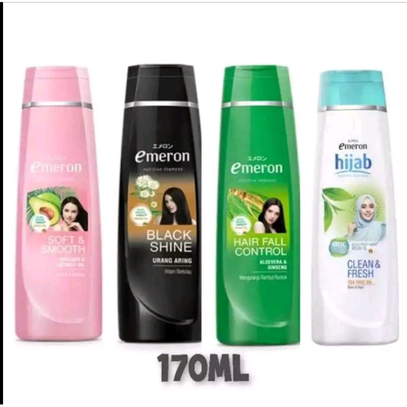 Jual SHAMPO EMERON HAIR FALL&ANTI DUNDRUFF 170-340ML | Shopee Indonesia