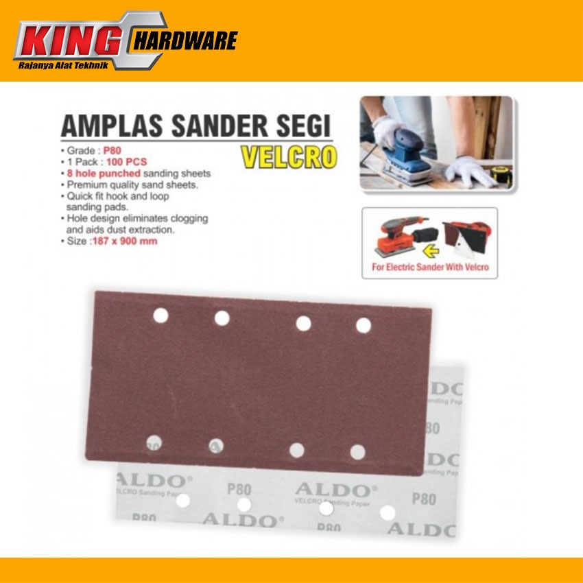 Jual AMPLAS SANDER SEGI VELCRO 90 X 187 MM | Shopee Indonesia