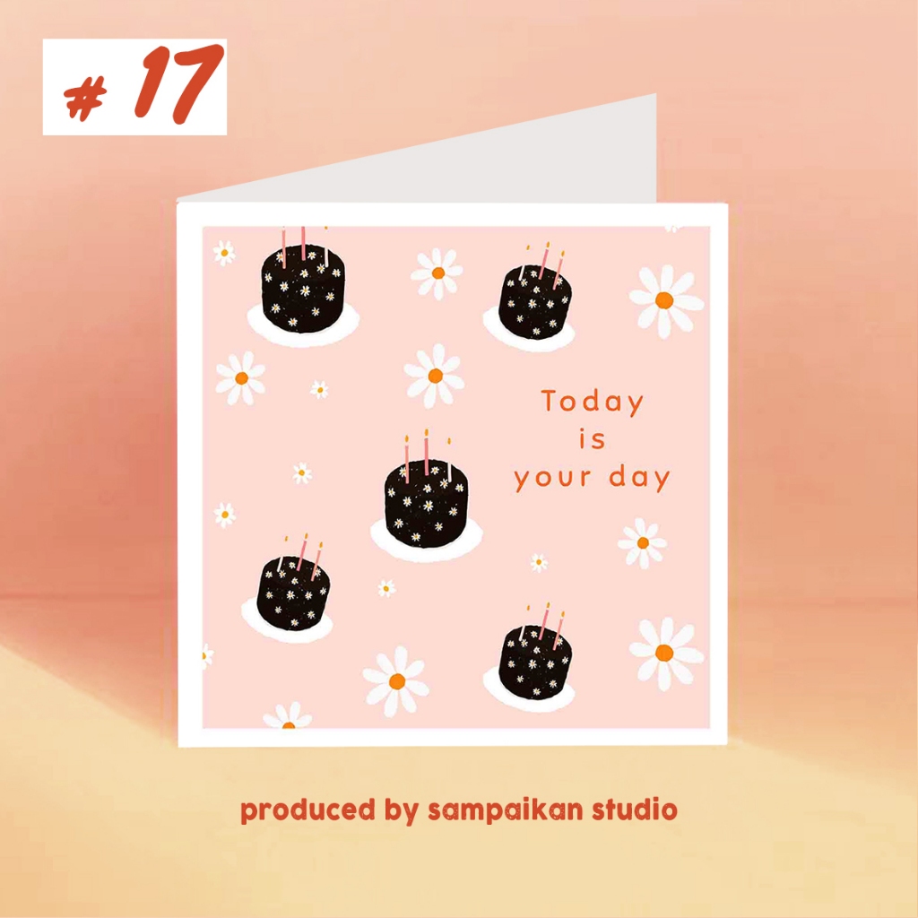 Jual Kartu Ucapan Ulang Tahun (HBD 02) / Birthday Card / Greeting Card Happy Birthday / Kartu ...