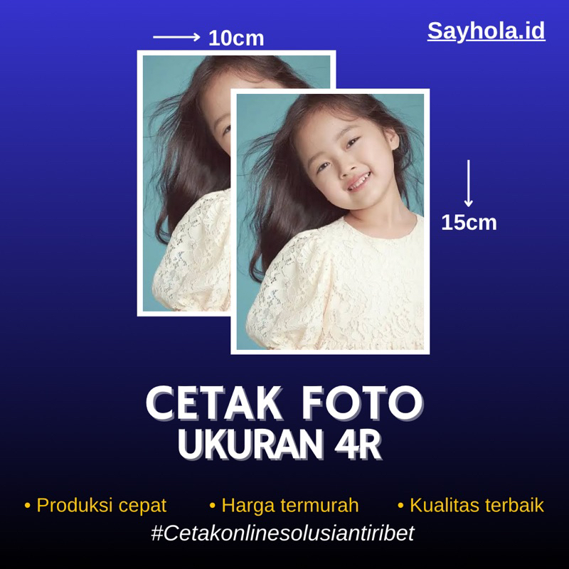 Jual Cetak foto ukuran 4R | proses cepat 1hari | Shopee Indonesia