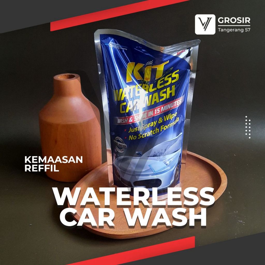 Jual Shampo Sabun Cuci Mobil Motor KIT Waterless Refill 500ml Tanpa Air ...