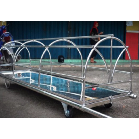 Jual Keranda Mayat Stainless Praktis + Roda Murah Ambulance | Shopee ...