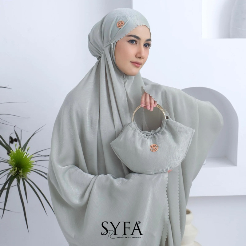 Jual Syfa Rahman - Zalina Prayer Set | Mukena Silk Premium | Shopee ...