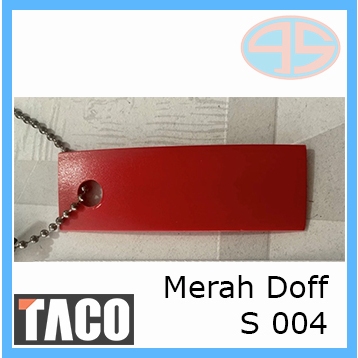 Jual TACO Edging Warna MERAH 004AA DOVE DOFF MATTE Hpl pelapis pinggir ...