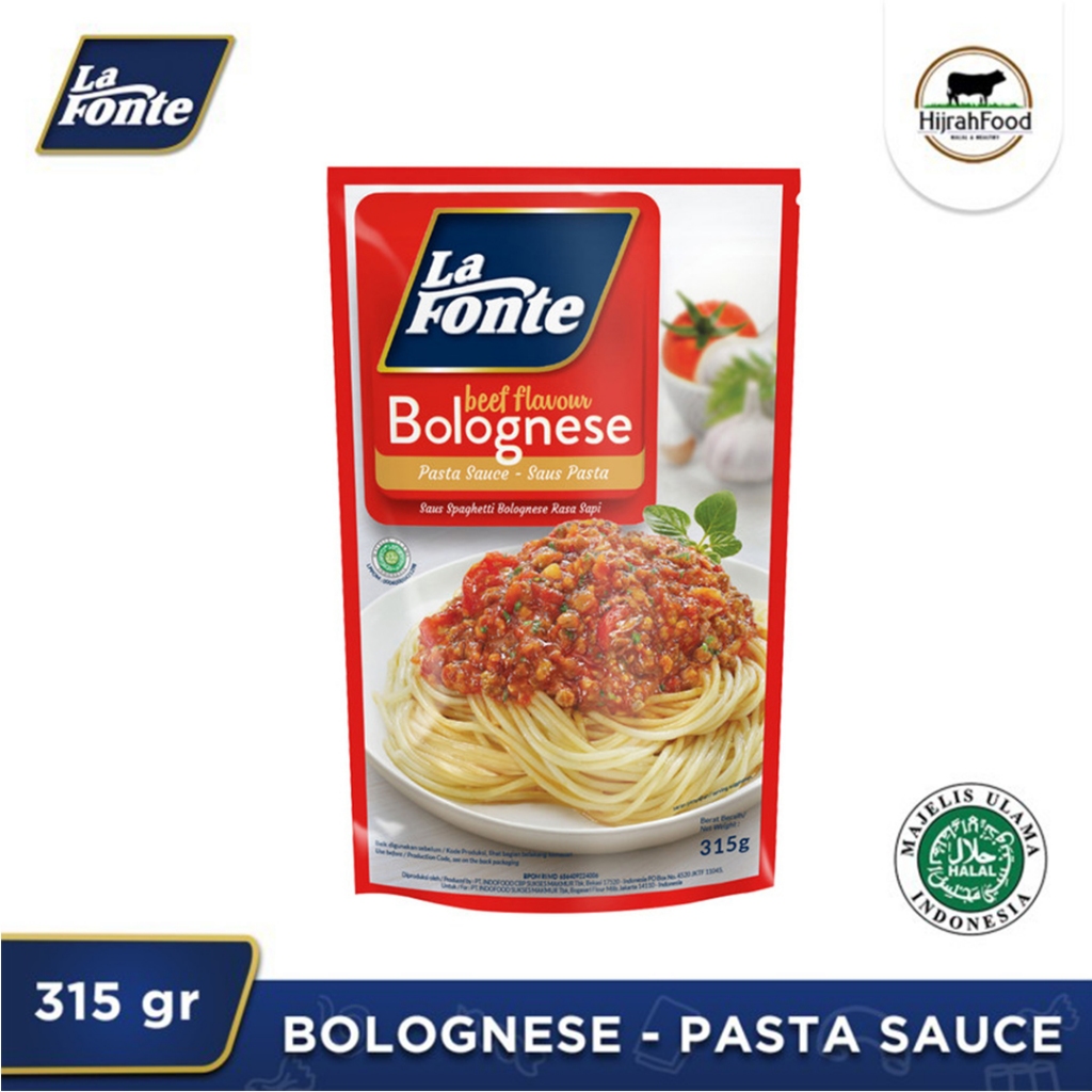 Jual Lafonte Beef Bolognaise Sauce| La Fonte Saus Pasta Bolognese Daging | Shopee Indonesia