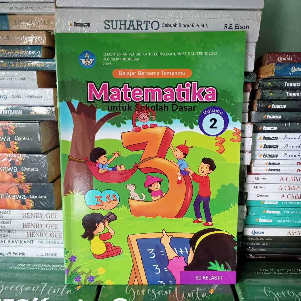Jual Belajar Bersama Temanmu Matematika Untuk SD/MI Kelas 3 vol 2 K-Merdeka | Shopee Indonesia