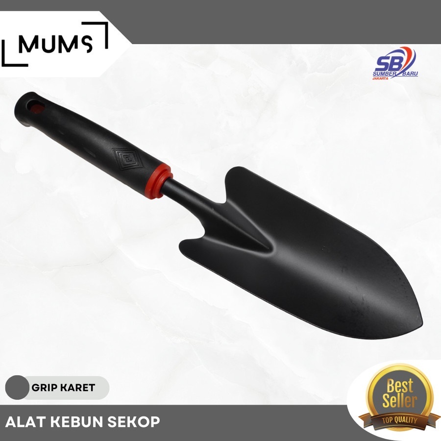 Jual Alat Kebun Sekop Tanaman Skop Gali Tanah Gagang Karet Trowel ...