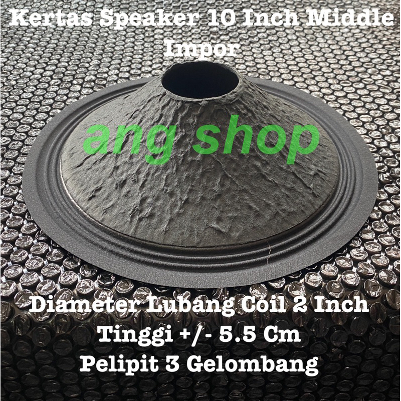 Jual Kertas Speaker 10 Inch Middle 10" Tebal Impor Jeruk Coil 2 Inch ...
