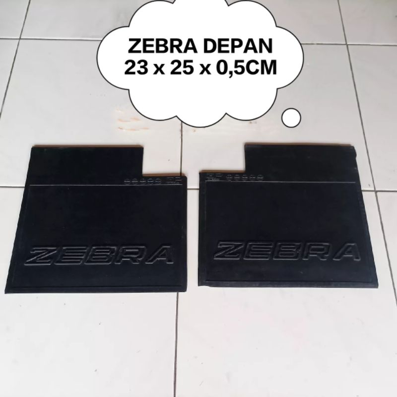 Jual mudguard penahan lumpur roda depan mobil zebra | Shopee Indonesia