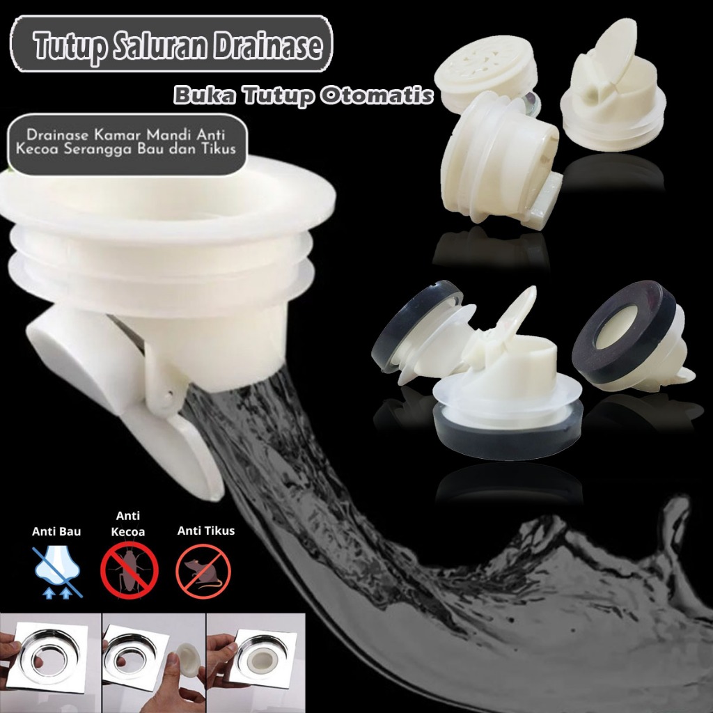 Jual Tutup Saluran Drainase Pembuangan Air Anti Banjir Kecoa - Penutup ...