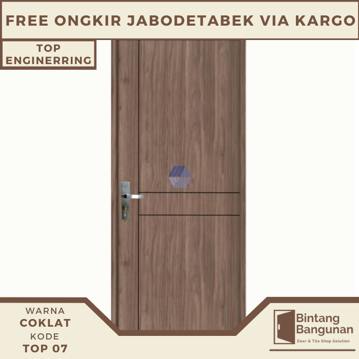 Jual Pintu Kamar | Pintu Engineering Door 90x215 TP 07 KODAI | Shopee ...