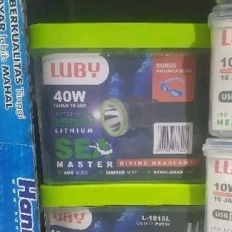 Jual senter kepala selam Luby L1815L 40watt cahaya putih L1815 L L ...