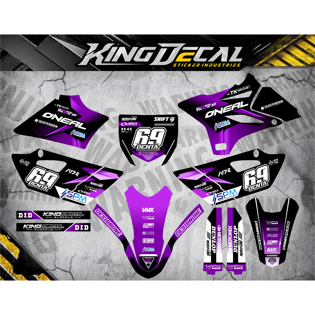Jual DECAL YZ 85 NEW FULL BODY DECAL STIKER YZ 85 DECAL STICKER YZ 85 ...