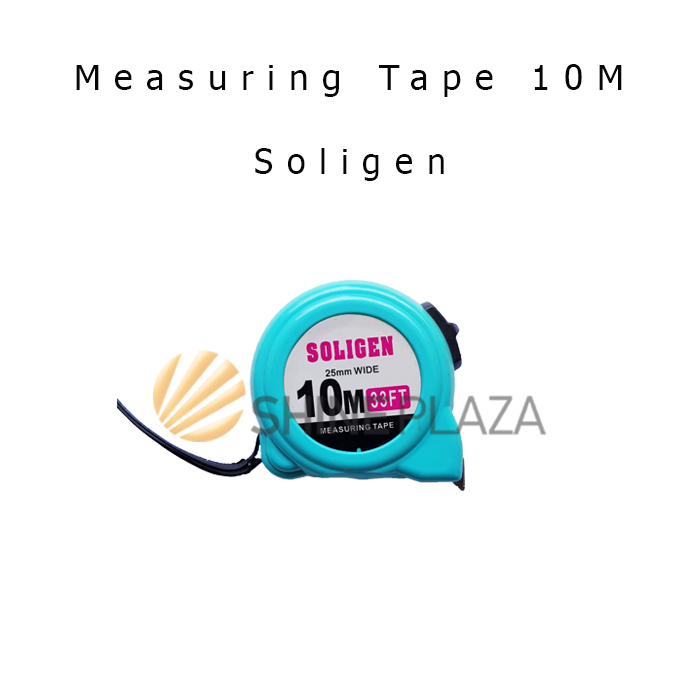 Jual Meteran Tangan Tukang Soligen 10M - Measuring Tape Roll 10 Meter ...