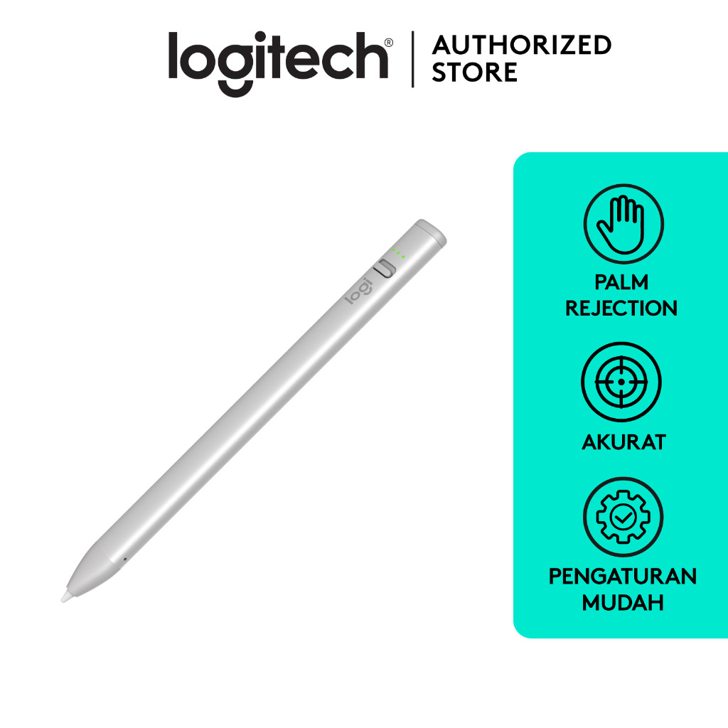 Jual Logitech Crayon Stylus Pen Digital for Apple iPad (with USB-C Port ...