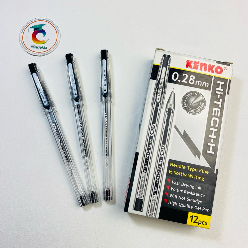 Jual Pulpen KENKO Hi-Tech-H Hitam 0.28 mm - 1 pcs | Shopee Indonesia