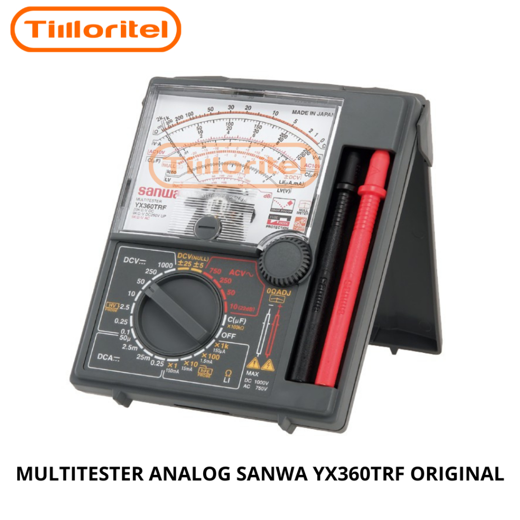 Jual MULTITESTER ANALOG SANWA YX360TRF ORIGINAL | Shopee Indonesia