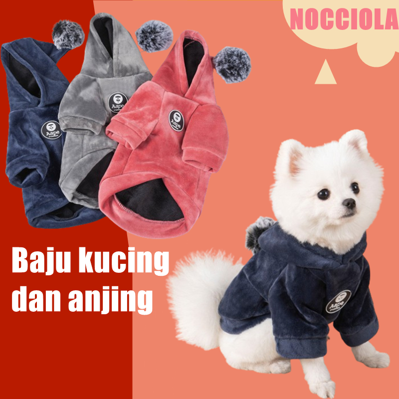 Jual Baju anjing Baju Kucing Anjing Kostum Cat Dog Pakaian Hoodie Pet Costum | Shopee Indonesia