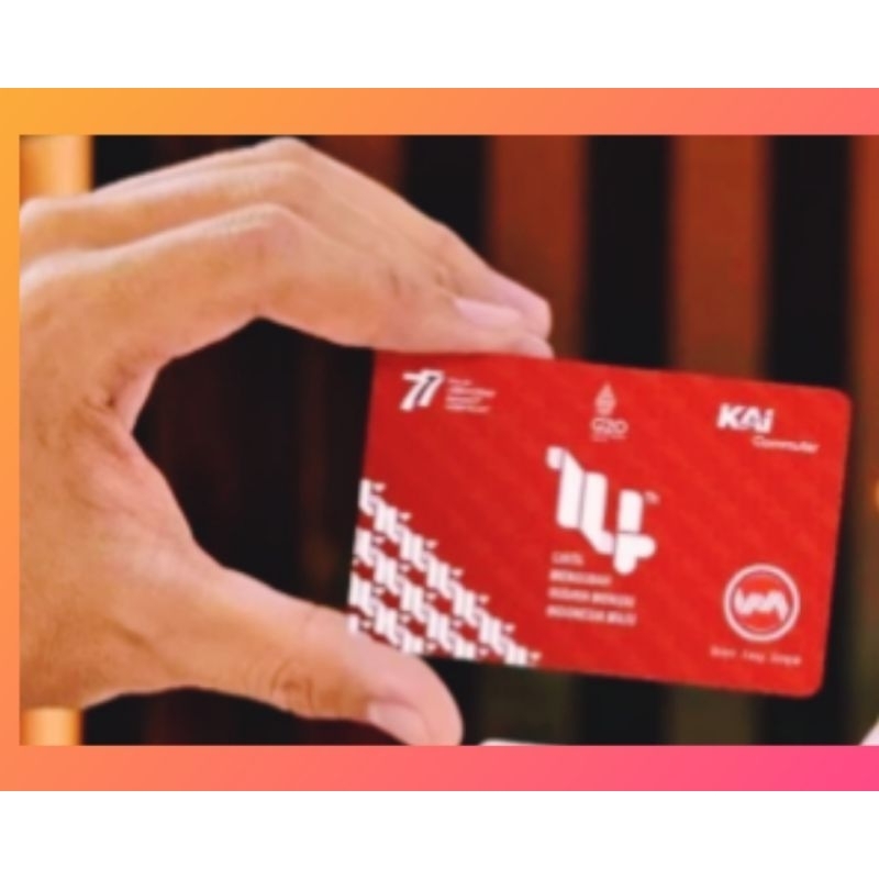 Jual //**KMT HUT 77 Tahun NKRI RED EDITION **// Kartu KMT [KRL/COMMUTER LINE] Multi Trip ...