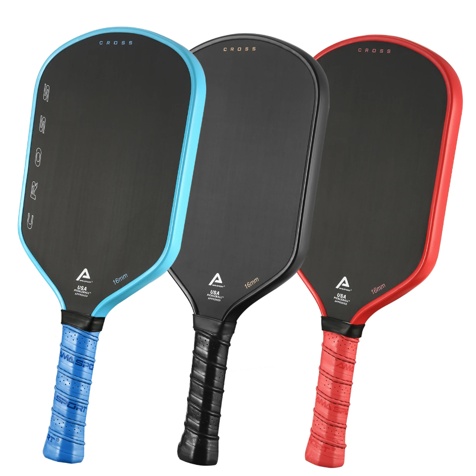 Jual AMA SPORT USAPA Pickleball Paddle Raw T700 Carbon Fiber 16MM Cross ...