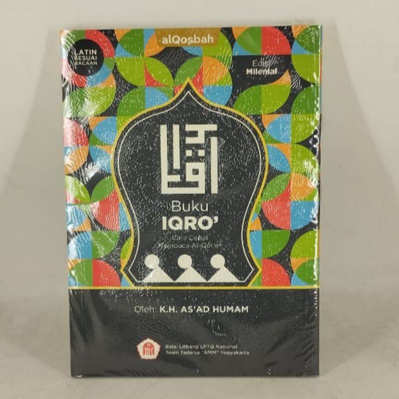 Jual Iqro' milenial/ Buku Iqra' warna, arab, latin full color/Al Qosbah ...