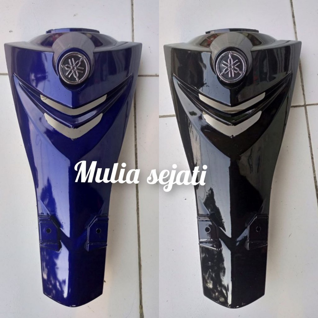Jual Dasi/panel Yamaha Jupiter Z new Burhan hitam biru plus emblem ...