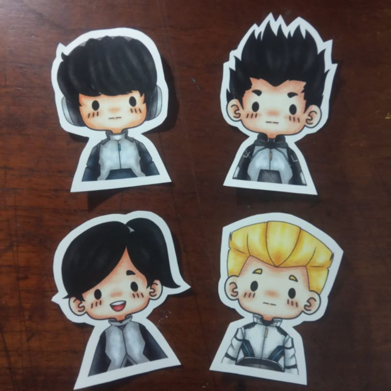 Jual AESTHETIC JOURNALING STICKER || Ejen Ali Inviso Set Die Cut ...