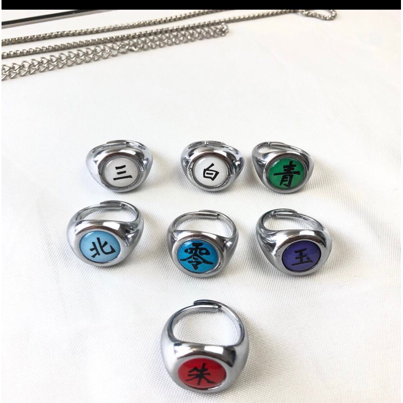 Jual Akatsuki Ring - Cincin Pria Model Naruto Ring Titanium | Shopee ...