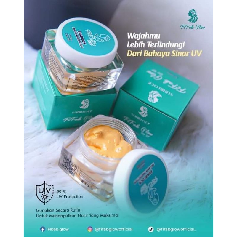 Jual SUNBLOK FIFAB GLOW || FIFA GLOW ( Bisa dijadikan Fondetion ...