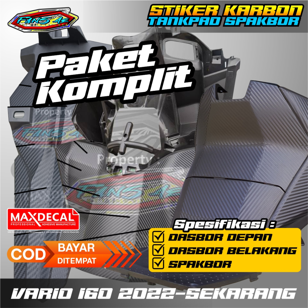 Jual STRIPING STIKER PELINDUNG DASBOR VARIO 160 NEW 2022-SEKARANG PAKET ...