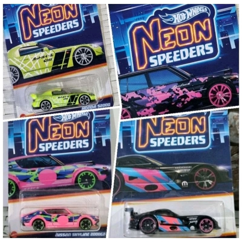 Jual hotwheels Neon speeders mainan mobil diecast hot wheels- NEON ...