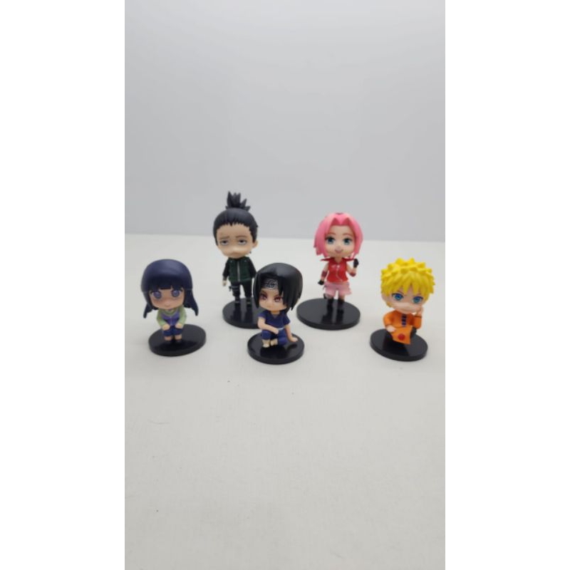 Jual MAINAN ANAK NARUTO SET MINI/ACTION FIGURE NARUTO SET ISI 5 PC UK ...