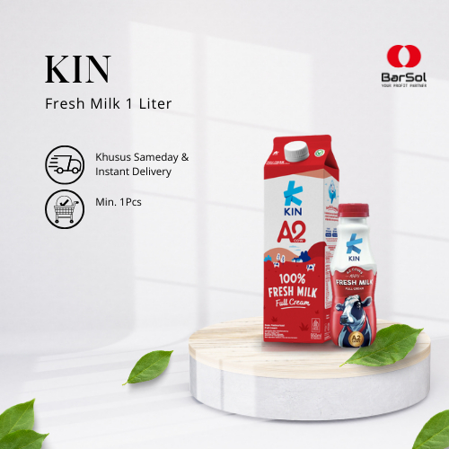 Jual Kin Fresh Milk 1 Liter (1 Doz) - Barsol Indonesia | Shopee Indonesia