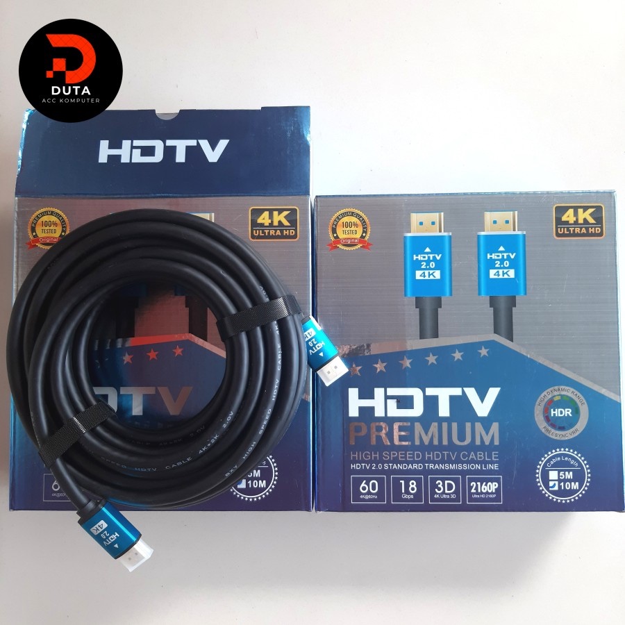 Jual Kabel HDMI 4K 1.5M/3M/5M/10M/15M/20M Eyota UHD High Speed HDTV ...