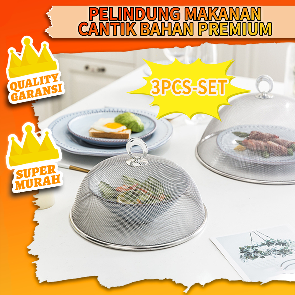 Jual Anna Premium Aesthetic Food Cover Tudung saji stainless steel ...