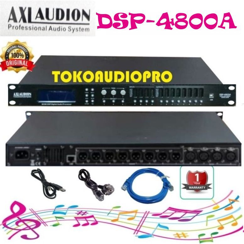 Jual DLMS AXL Audion DSP4800A 4-in 8-out Speaker Management Axl DSP-4800a | Shopee Indonesia