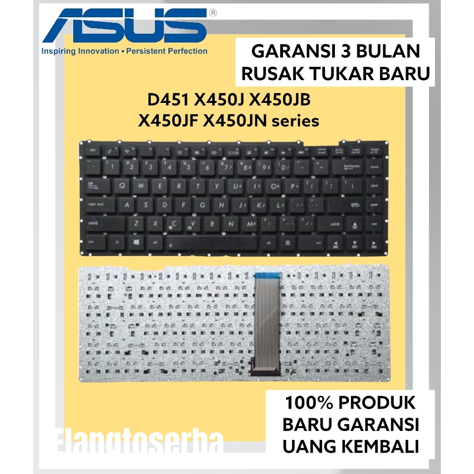 Jual KEYBOARD Asus A450 450J A450JB A450JF A450JN X450 X450J X450JB ...