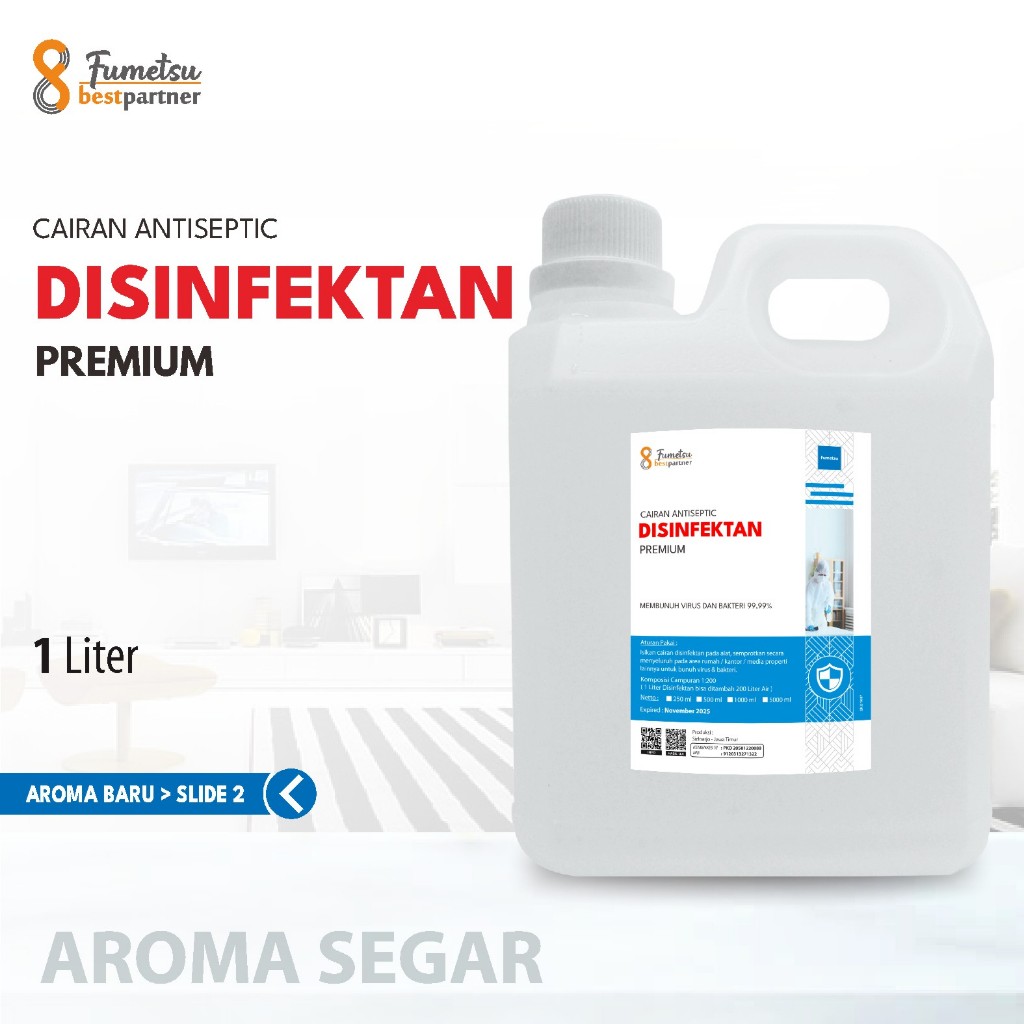 Jual Desinfektan Premium Macam Varian Aroma Segar 1 LIter / Cairan Desinfektan 1 liter Aroma ...