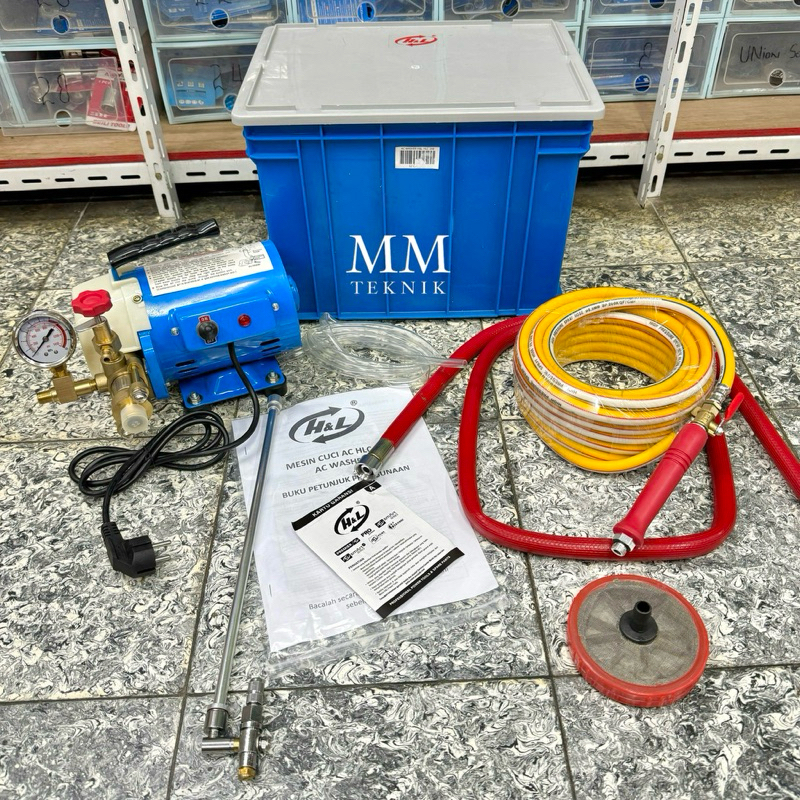 Jual Mesin Cuci AC Set Lengkap HL AC Washer HLC208 H&L Dinamo Tembaga ...