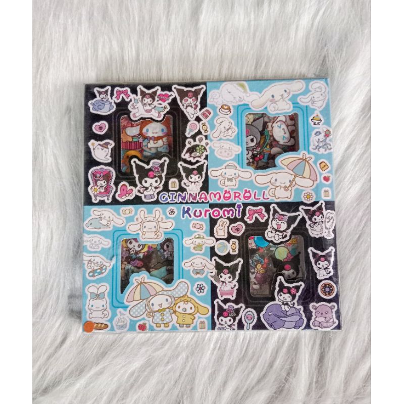 Jual 1 box isi 100 lembar stiker dekorasi motif lucu Labubu Popmart ...