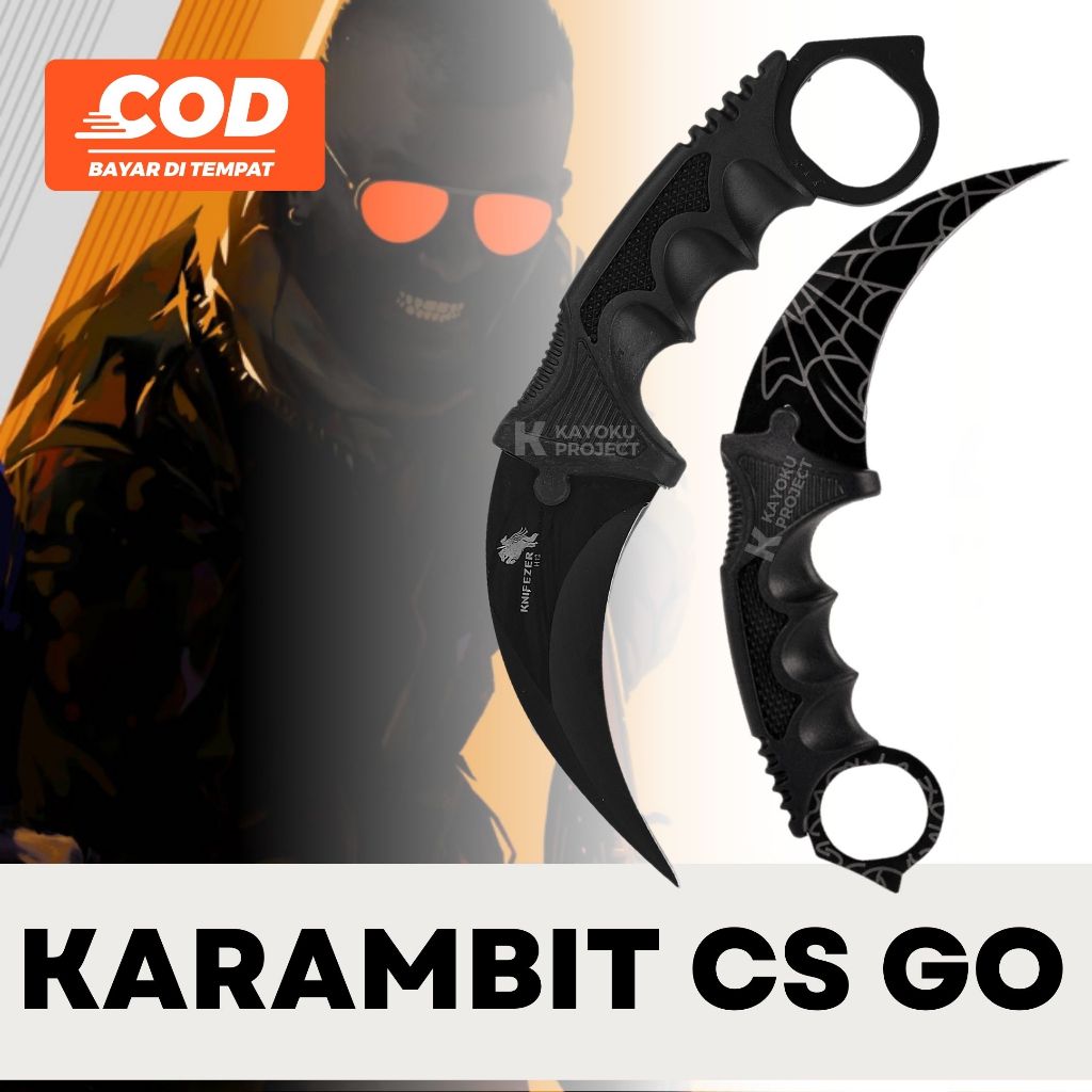 Jual Karambit CS GO / Pisau Survival Collector Knife Tacticl Stainless / Kerambit CSGO | Shopee ...